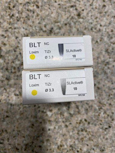 2 Straumann Slactive 3.3 X 10 Mm