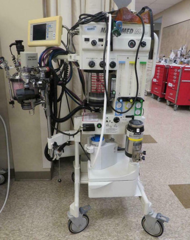 Narkomed Mobile Drager Anesthesia Machine W/ Ventilator + Extras