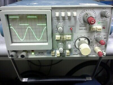 Tektronix 314 Oscilloscope Works Great. A Classic Analog Crt Storage ...