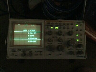 Sony/Tektronix 336 Analog / Digital Scope, Working, With Top Pouch & Op ...