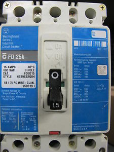 Westinghouse Fd3015 Circuit Breaker, Blue Label - SPW Industrial