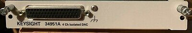 Agilent / Keysight 34951A For Keysight 34980A 4-Channel Isolated D/A ...