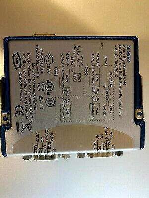 National Instruments Ni 9853 2-Port, High-Speed Can Module