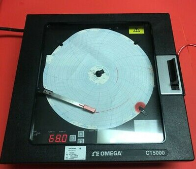 Partlow Mrc5000 Circular Chart Recorder Universal Input Single Pen W ...