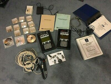 Two Csi Model 2110 Machinery Analyzer And Accessories Manuals Disks