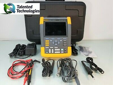 Fluke 190-202 190 Series 2 Ch. 200Mhz (2.5Gs/S) Scopemeter Read