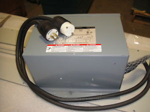 3 Kva Transformer Square D, 3 Phase, 208 Delta To 208Y With Plugs - SPW ...