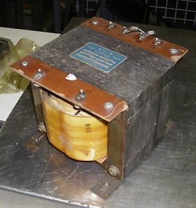 Meteor 6 Kva Control Transformer, Mtf 6000, 1 Ph, 240-480/120, Used ...