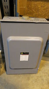Square D- D224Nrb 200 Amp, 1 Phase, Fusible Nema 3R Disconnect - Used ...