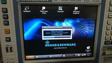 Rohde & Schwarz Fsv3 3.6Ghz Signal Spectrum Analyzer Rf Spectrum