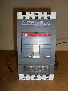 Abb Sace S5 Circuit Breaker, 300 Amp, 600 Vac, 3 Pole, - Used - SPW ...