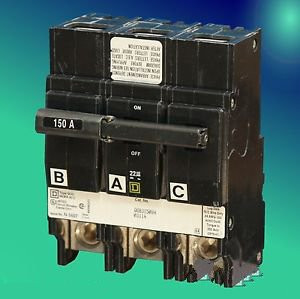 Qob3125Vh Square D 152A 3P 120V 240V Bolt On Type Qob Model Circuit ...