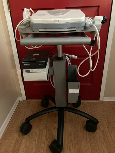Ge Logiq Book Xp Ultrasound; Roller Cart; 2 Vascular Probes And Sony ...