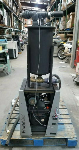 Midmark P3 Powervac (2 Hp) Dental Dry Vacuum System W/ Collection Tank ...