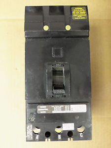 Square D Ka 3 Pole 200 Amp 600V Ka36200 Circuit Breaker Black Face ...