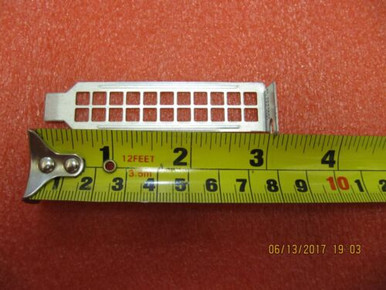 200 X Pc Case Pci Slot Bracket Cover Plate Blank Filler Low Profile ...