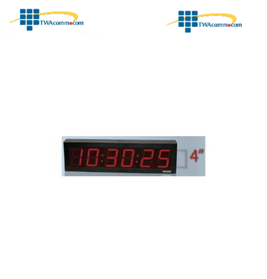 Valcom Vip-D640A Ip Poe 6 Digit 4 Inch Digital Clock (Vipd640A) - SPW ...