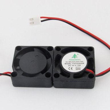 50Pcs Brushless Dc Cooling Fan 25X25X10Mm 2510 5V 0.15A 5 Blades 2Pin ...