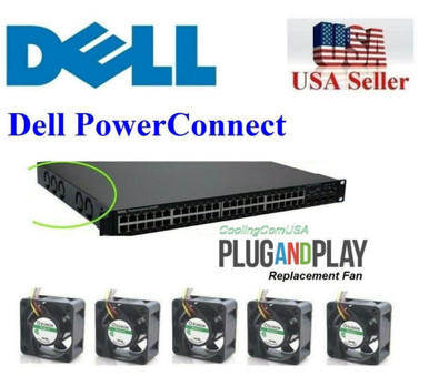Pack 5X Replacement Fans For Dell Powerconnect 6224P Best Home ...