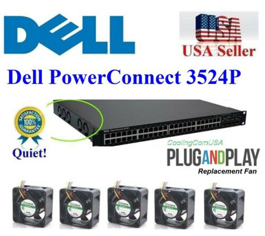 Pack 5X Replacement Fans For Dell Powerconnect 3524P Best Home ...