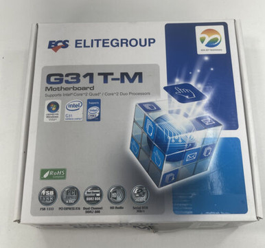 Elitegroup Computer Systems G31T-M, Lga 775/Socket T, Intel Motherboard