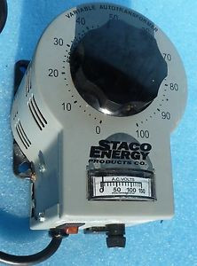 Staco 3Pn1010Bv Variable Transformer Input 120V 1Ph 50/60Hz Output 0 ...