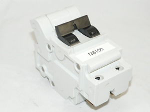 Used Fpe Federal Pacific Nb100 Circuit Breaker Stab Lok 2 Pole 100 Amp ...