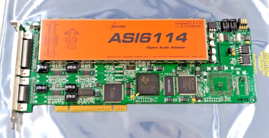 Audioscience Asi6114 Aes Digital & Balanced Analog Multichannel Audio ...