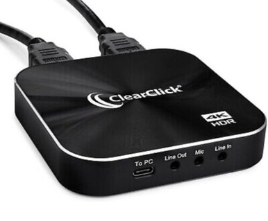 Clearclick 4K Hd Video Capture Box Ultimate (Usb Edition) Record & Live ...