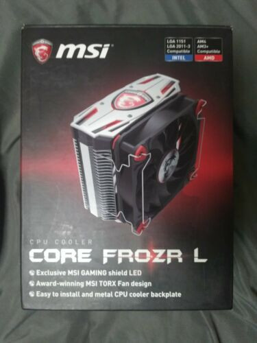 Msi Core Frozr L Cpu Cooler 120Mm Fan Intel Amd Metal Led 12Cm Torx ...