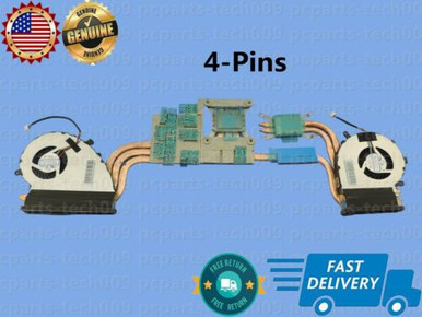 Genuine Msi Ge72Vr Gp72Vr Laptop Cpu + Gpu Cooling Fan Heatsink N366 ...