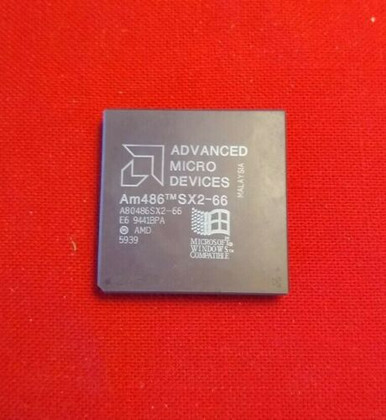 Amd Am486-Sx2-66 A80486Sx2-66 Socket 3 Very Very Rare Collectible - SPW ...