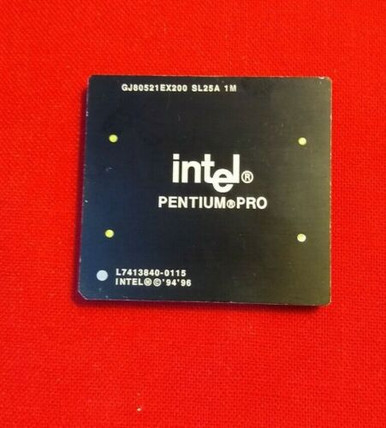 Intel Pentium Pro 200 Mhz 1M Gj80521Ex200 Sl25A Rare Vintage Good ...