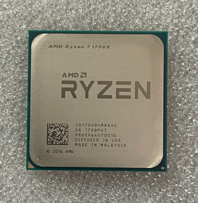 Amd Ryzen 7 1700X R7-1700X 3.4 Ghz 8Core 16Threads Socket Am4 Cpu ...