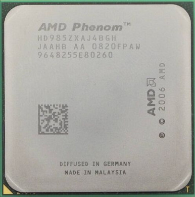 Lot (20 Units) Of Amd Cpu Phenom X4-9850 2.5Ghz Socket Am2+ Black ...
