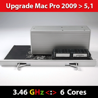 Mac Pro 2009 | Cpu Tray | 3.46 Ghz - 6-Core | Model Id 4,1 5,1 | 32Gb ...