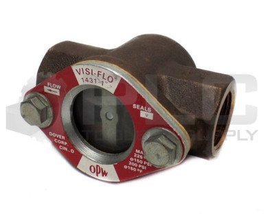 New Opw Visi-Flow 1431-1" Flow Meter 1431 - SPW Industrial