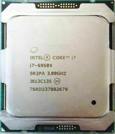 Intel Core I7-6950X Cpu Processor Extreme Edition 25M Cache, Up To 3.50 ...