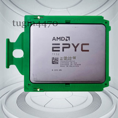 Amd Epyc 7F32 Cpu Processor 8 Cores 16 Threads 3.7Ghz Up To 3.9Ghz 180W ...