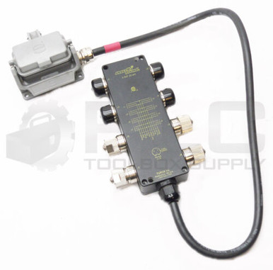 New Turck 8 Rkf 30-M Multibox 8-Port Junction Box W/ 10-Pin Harting ...