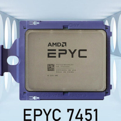 Amd Epyc 7451 Ps7451Bdvhcaf 24-Cores 48-Threads 230Ghz Socket Sp3 Cpu ...