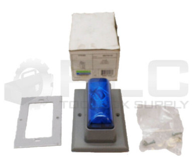 New Edwards Signaling 89Strb-N5 Strobe Flush Mount Blue 120V 50/60Hz ...