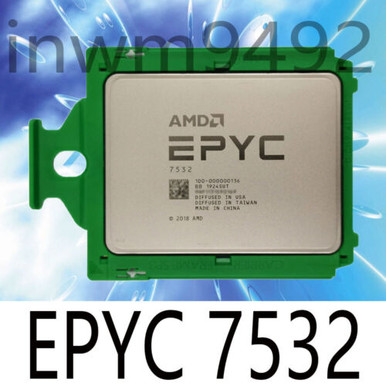Amd Epyc 7532 32 Cores 64 Threads 2.4-3.3Ghz Sp3 Cpu Processor - SPW ...