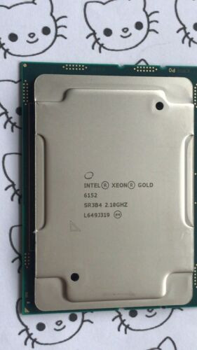 Intel Xeon Qmrz Gold 6152 Qs Processor Sr3B4 22 Core 2.1G Cpu / 6154 ...