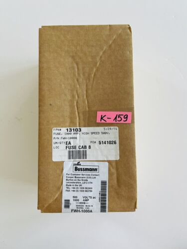 Bussmann Fwh-1000A Fuse K-159 - SPW Industrial
