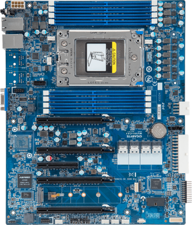 Gigabyte Mz01-Ce1 (Rev. 1. X) Amd Epyc Up Server Board - Atx - SPW ...