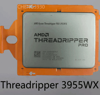 Amd Ryzen Threadripper Pro 3955Wx 3.9Ghz 16 Core Swrx8 Cpu Processor ...