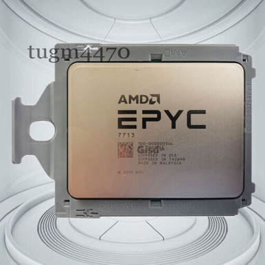 Amd Epyc Milan 7713 Cpu Processor 64 Core 128 Thread Socket Sp3-100 ...