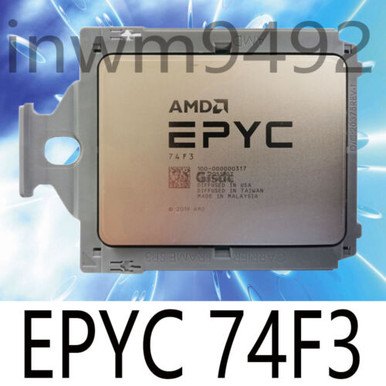Amd Epyc 74F3 Milan 3.2Ghz 24 Cores 48 Threads 240W Sp3 Cpu Processor ...