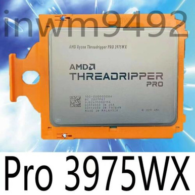 Amd Ryzen Threadripper Pro 3975Wx 32 Core 3.5 Main Frequency Swrx8 ...